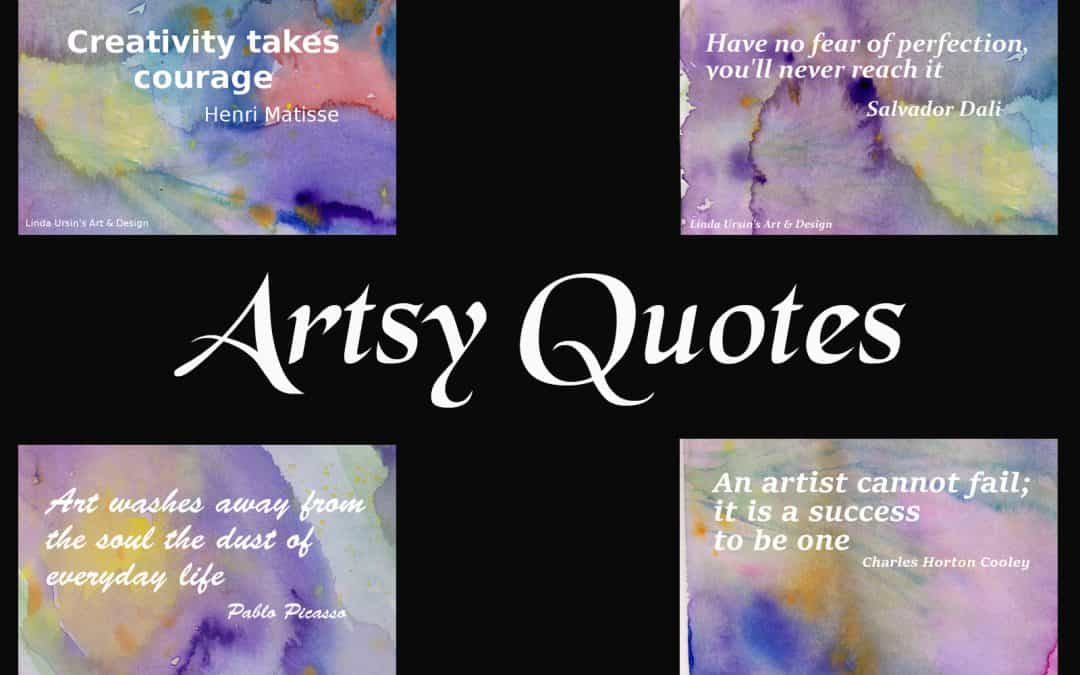 Artsy Inspirational Quotes