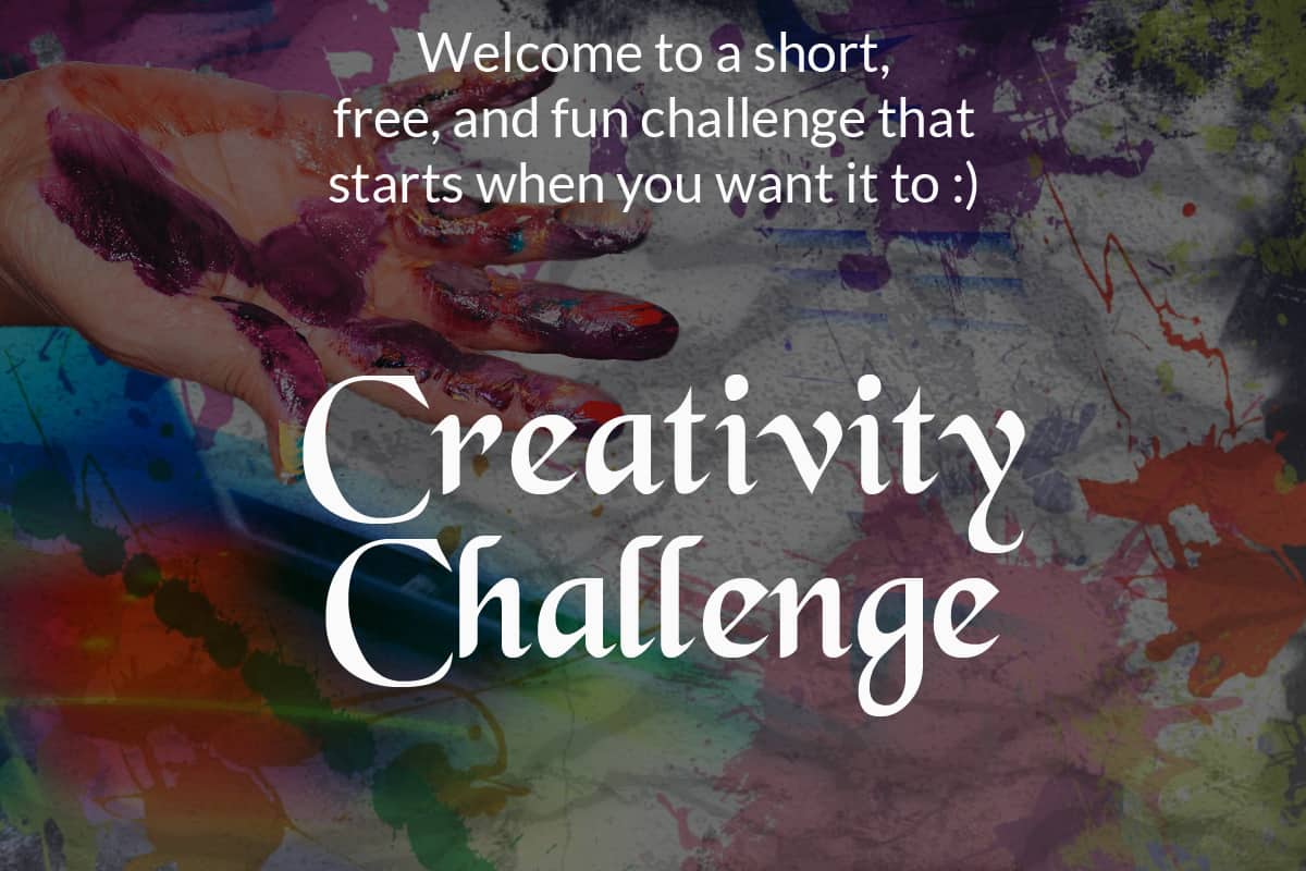7-Day Creativity Challenge to kickstart your creativity